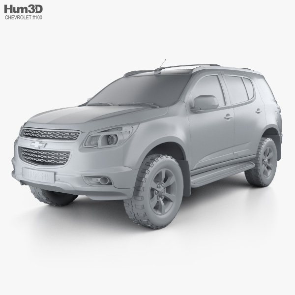 Chevrolet Trailblazer 2015 3D model - Download Crossover SUV on ...