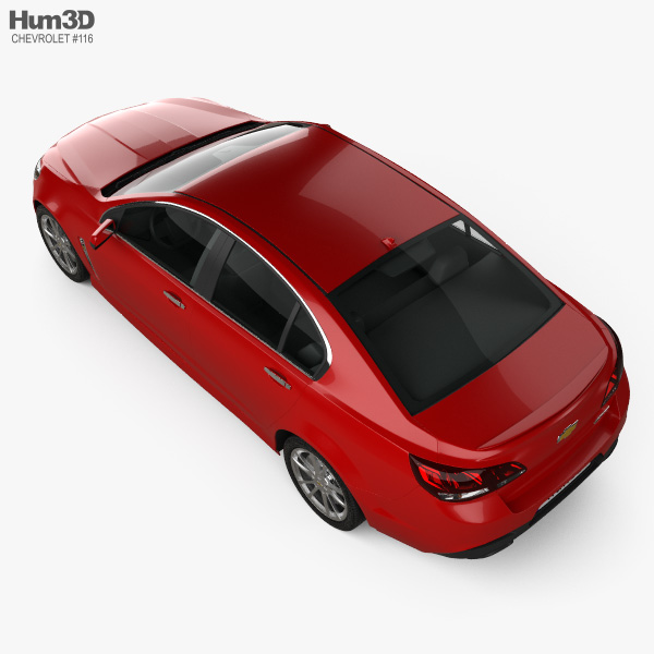 Chevrolet SS 2016 3D model - Download Sedan on 3DModels.org