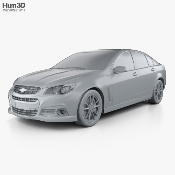Chevrolet SS 2016 Modelo 3D - Descargar Sedan activado 3DModels.org