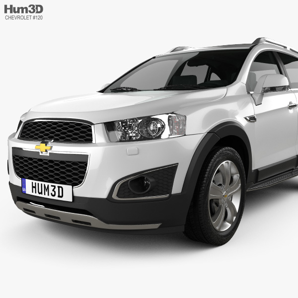 Chevrolet Captiva LTZ 2015 3D model - Download Crossover SUV on ...