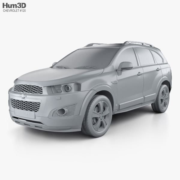 Chevrolet Captiva LTZ 2015 3D model - Download Crossover SUV on ...