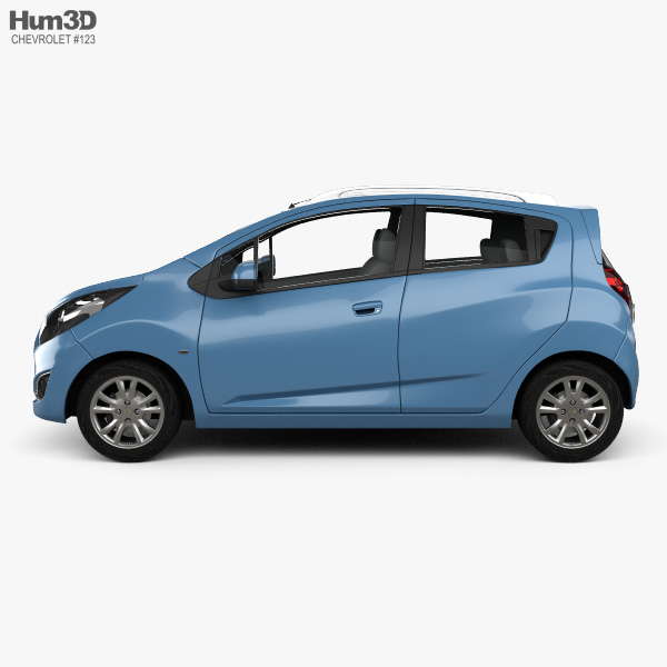 Chevrolet Spark LS 2016 Modelo 3D - Descargar Hatchback activado ...
