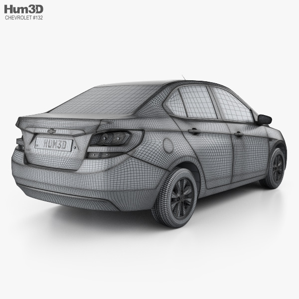 Chevrolet Sail 3 2017 3D model - Download Sedan on 3DModels.org