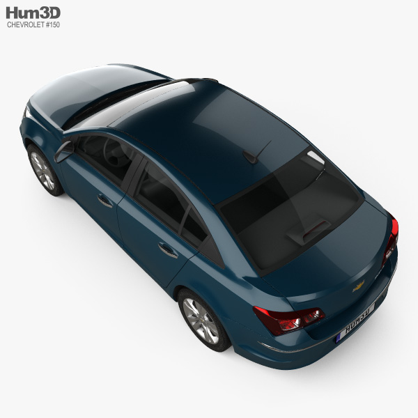 Chevrolet Cruze sedan 2018 3D model - Download Sedan on 3DModels.org