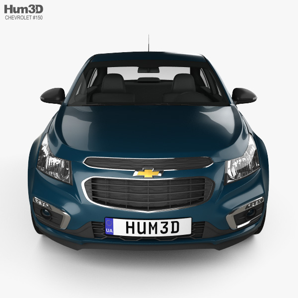 Chevrolet Cruze sedan 2018 3D model - Download Sedan on 3DModels.org