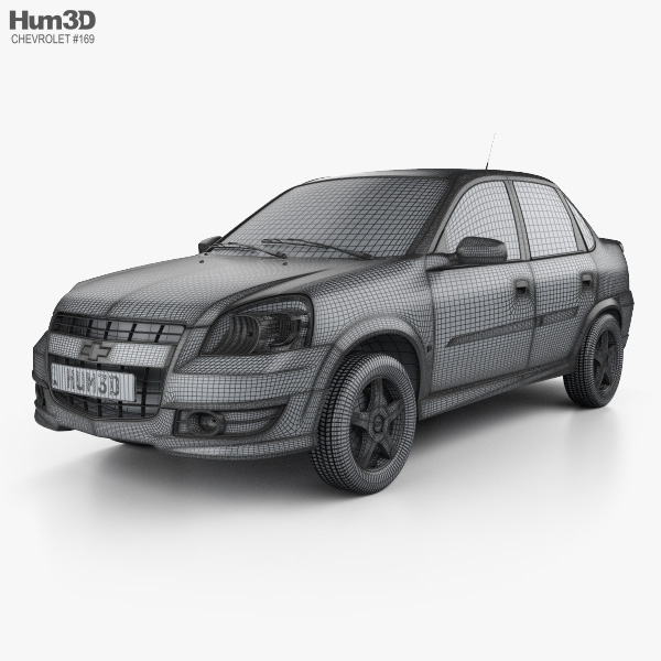 Chevrolet Chevy C2 2015 Modelo 3D - Descargar Sedan activado 3DModels.org