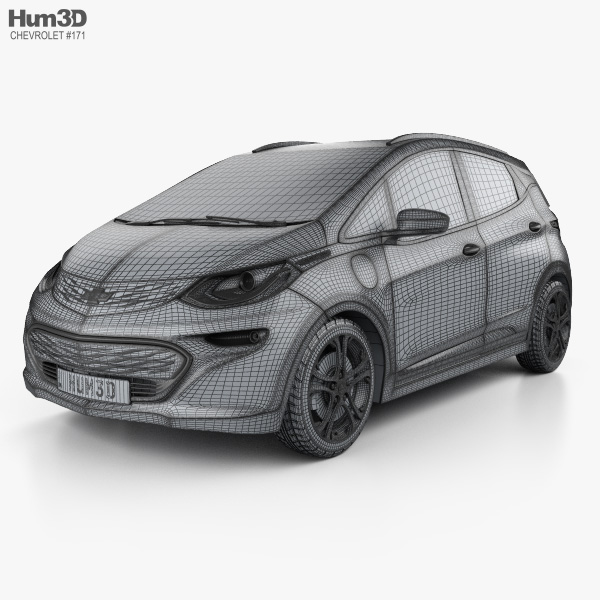 Chevrolet Bolt EV 2020 3D model - Download Hatchback on 3DModels.org