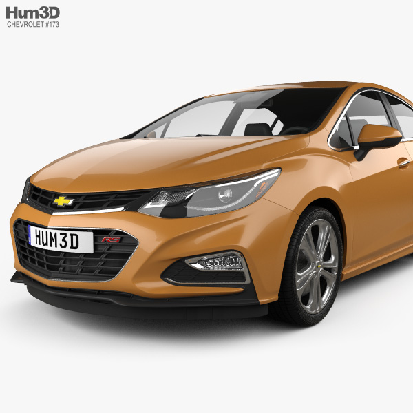 Chevrolet Cruze Hatchback RS 2020 3D model - Download Hatchback on ...