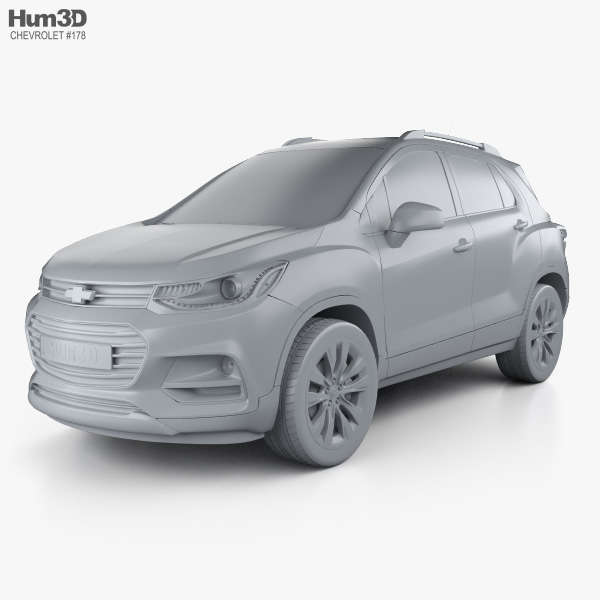 Chevrolet Trax 2016 3D model - Download Crossover SUV on 3DModels.org