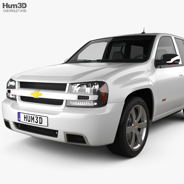 Chevrolet TrailBlazer SS 2009 3D model - Download Crossover SUV on ...