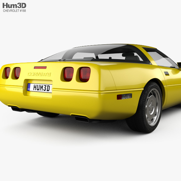 Chevrolet Corvette (C4) 1996 3D model - Download Sports car on 3DModels.org