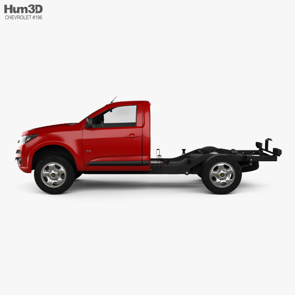 Chevrolet Colorado S-10 Regular Cab Chassis 2019 3D model - Download ...