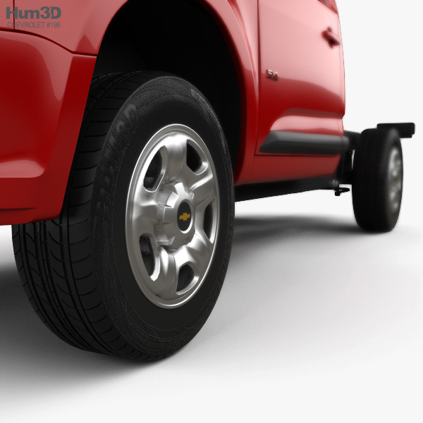 Chevrolet Colorado S-10 Regular Cab Chassis 2019 3D model - Download ...