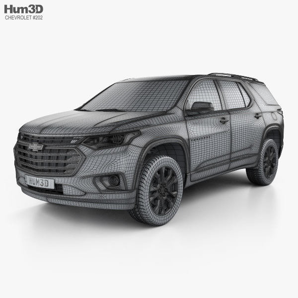 Chevrolet Traverse 2020 Modelo 3D - Descargar Crossover SUV activado ...