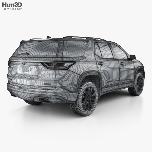 Chevrolet Traverse 2020 Modelo 3D - Descargar Crossover SUV activado ...