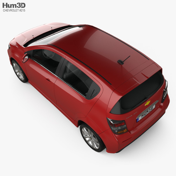 Chevrolet Sonic hatchback RS 2018 3D model - Download Hatchback on ...