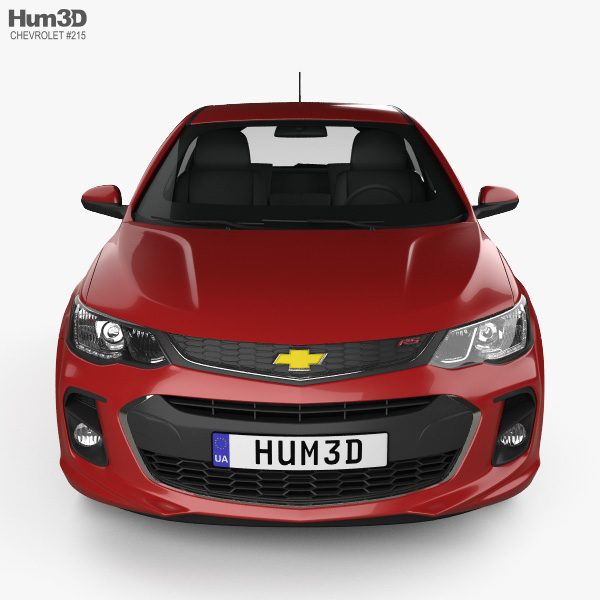Chevrolet Sonic hatchback RS 2018 3D model - Download Hatchback on ...