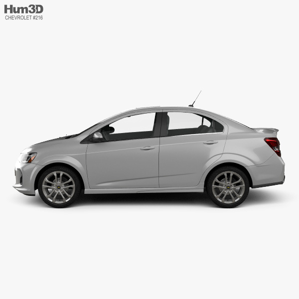 Chevrolet Sonic sedan RS 2018 3D model - Download Sedan on 3DModels.org