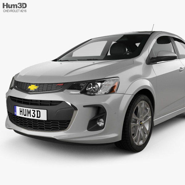 Chevrolet Sonic sedan RS 2018 3D model - Download Sedan on 3DModels.org