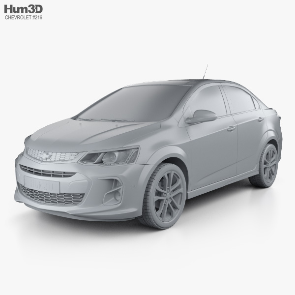 Chevrolet Sonic sedan RS 2018 3D model - Download Sedan on 3DModels.org