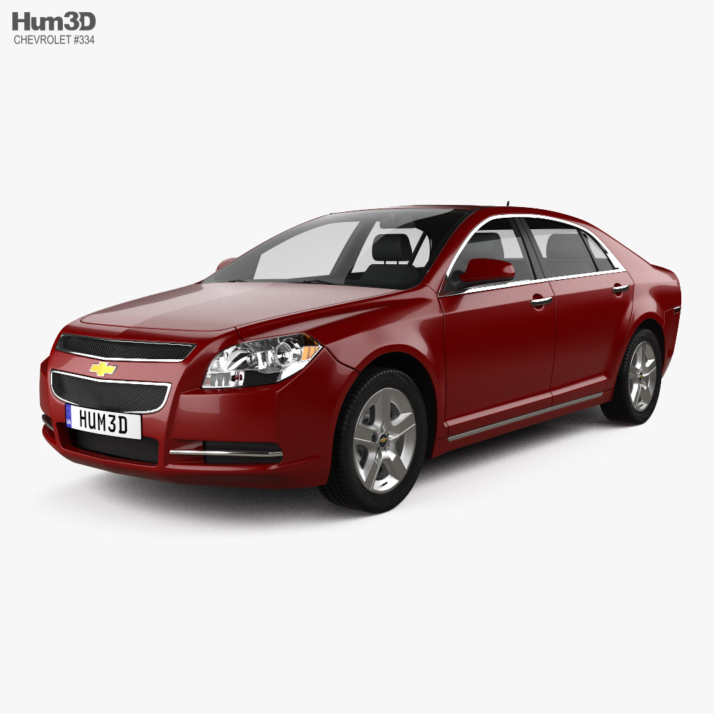 Chevrolet Malibu LT 2011 3D model - Download Sedan on 3DModels.org