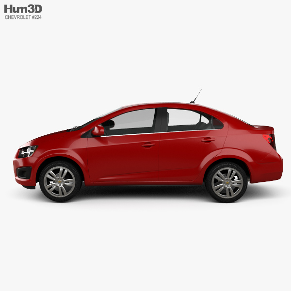 Chevrolet Sonic LT sedan 2018 3D model - Download Sedan on 3DModels.org