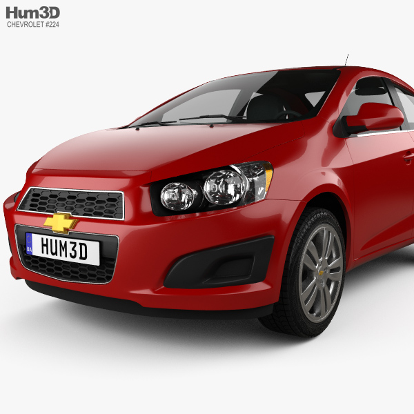 Chevrolet Sonic LT sedan 2018 3D model - Download Sedan on 3DModels.org