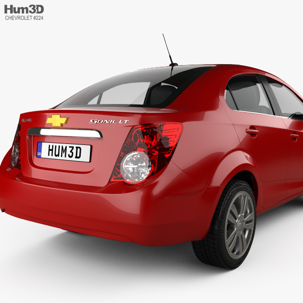 Chevrolet Sonic LT sedan 2018 3D model - Download Sedan on 3DModels.org