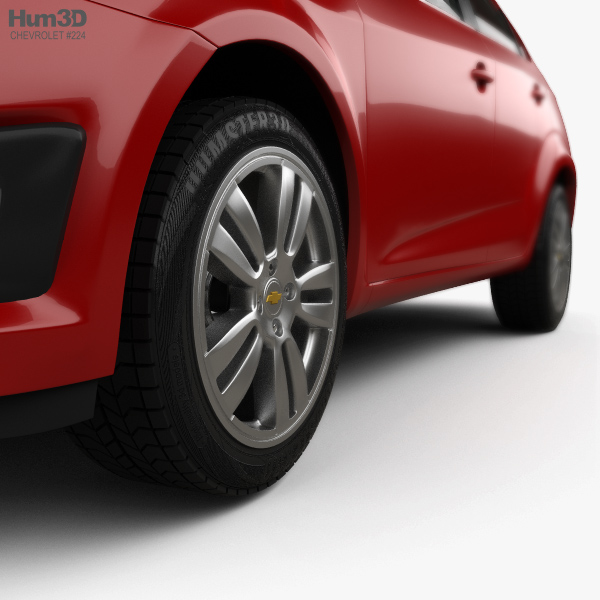 Chevrolet Sonic LT sedan 2018 3D model - Download Sedan on 3DModels.org