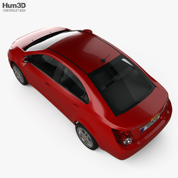 Chevrolet Sonic LT sedan 2018 3D model - Download Sedan on 3DModels.org