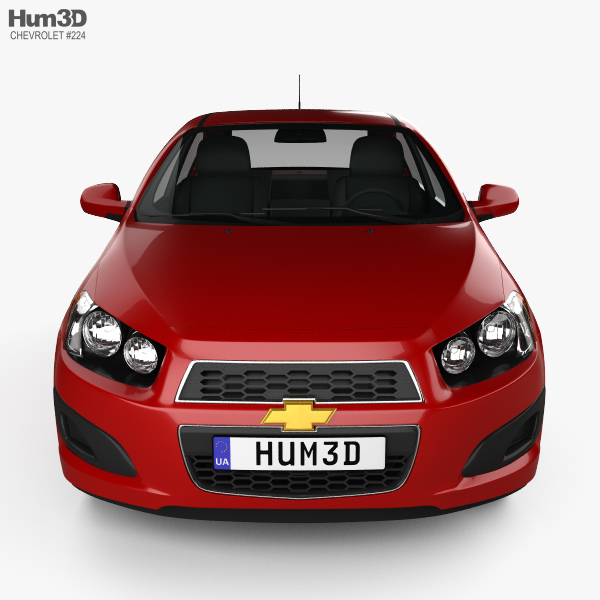 Chevrolet Sonic LT sedan 2018 3D model - Download Sedan on 3DModels.org