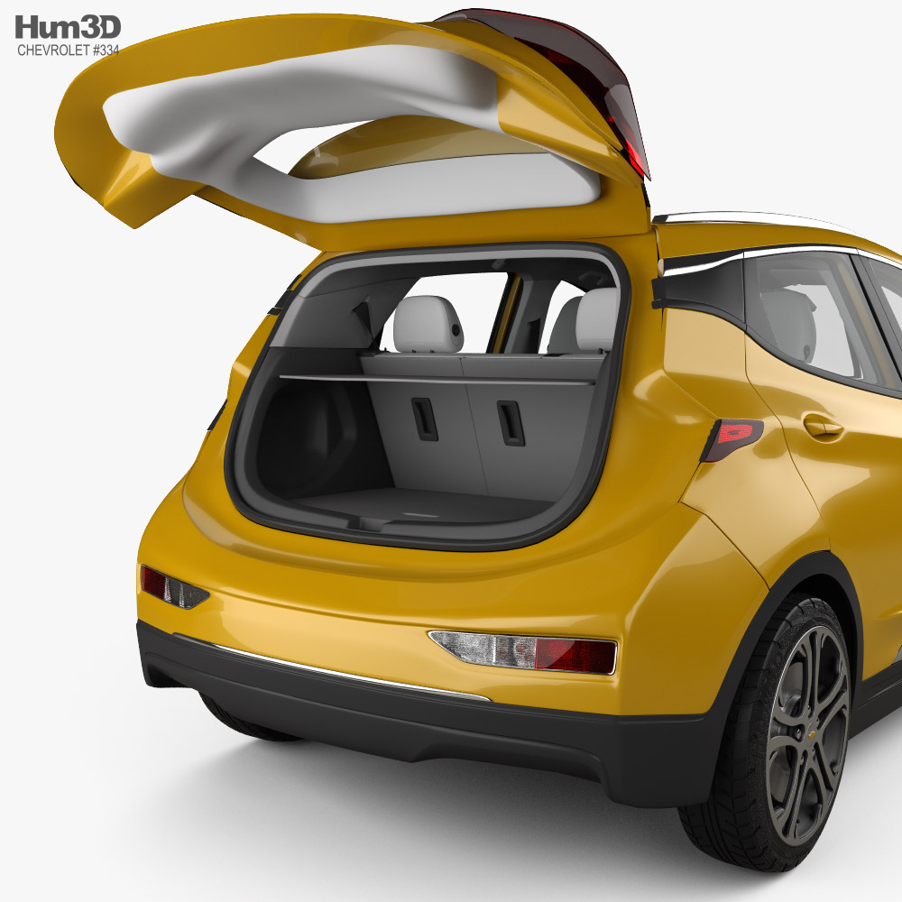 Chevrolet Bolt EV with HQ interior 2020 3D model - Download Hatchback ...
