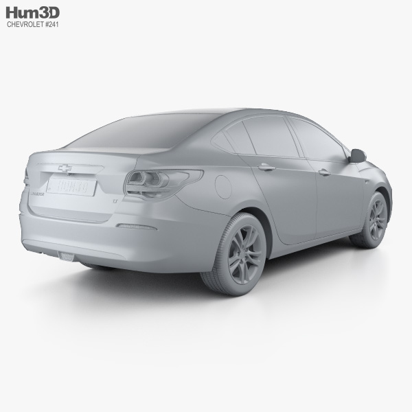 Chevrolet Cavalier LT 2019 Modelo 3D - Descargar Sedan activado ...
