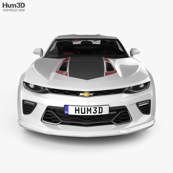 Chevrolet Camaro SS Indy 500 Pace Car with HQ interior 2017 3D model ...