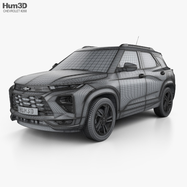 Chevrolet Trailblazer RS 2023 3D model - Download Crossover SUV on ...