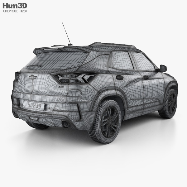 Chevrolet Trailblazer RS 2023 3D model - Download Crossover SUV on ...