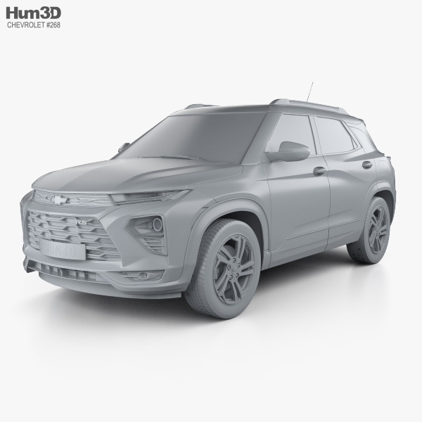 Chevrolet Trailblazer RS 2023 3D model - Download Crossover SUV on ...