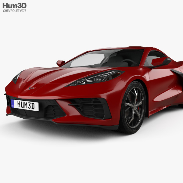 Chevrolet Corvette Stingray 2020 3D model - Download Sports car on ...