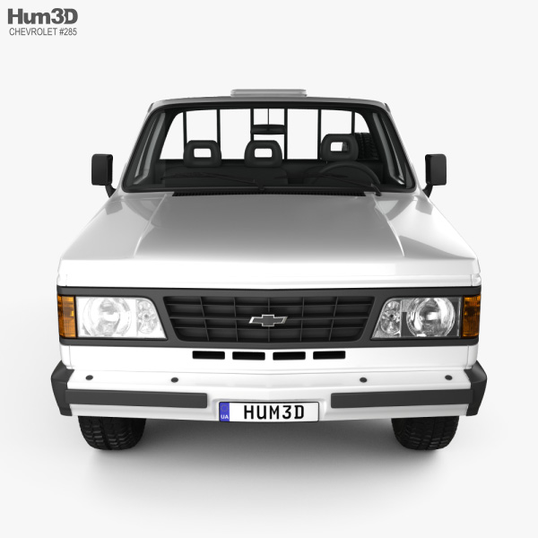 Chevrolet D-20 Cabine Única 1995 Modelo 3D - Baixar Pickup no 3DModels.org