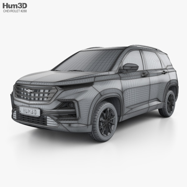 Chevrolet Captiva 2021 3D model - Download Crossover SUV on 3DModels.org