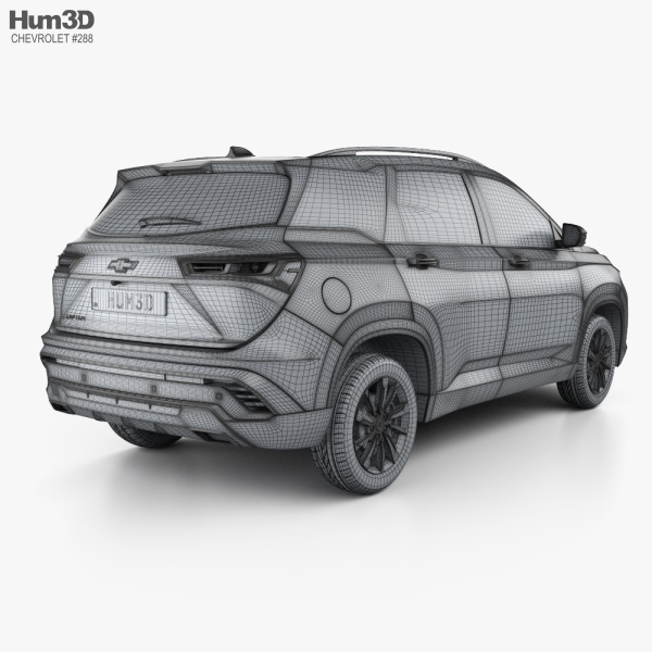 Chevrolet Captiva 2021 3D model - Download Crossover SUV on 3DModels.org