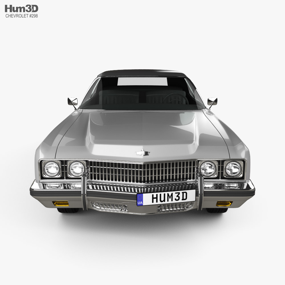 Chevrolet Caprice convertible 1973 3D model - Download Sports car on ...