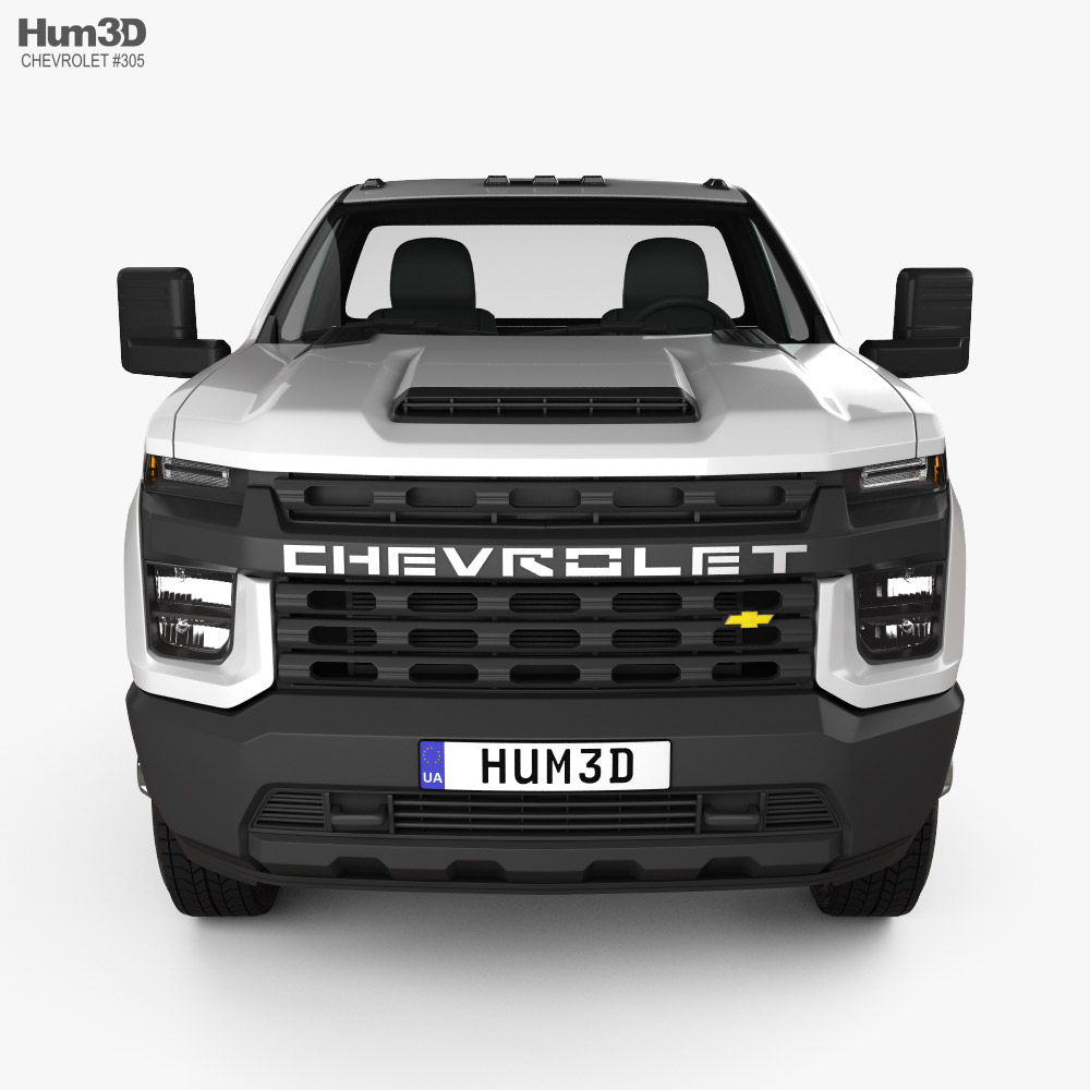 Chevrolet Silverado 3500 Single Cab Chassis 84CA 2024 3D model ...