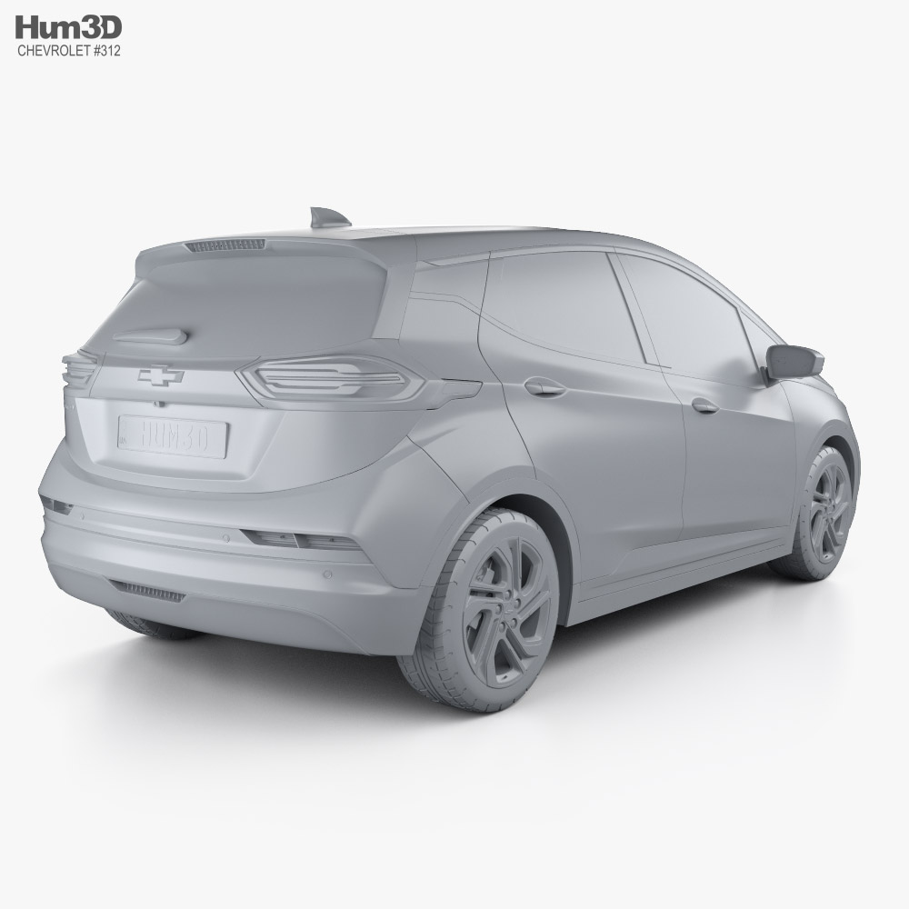 Chevrolet Bolt EV 2024 3D model - Download Hatchback on 3DModels.org