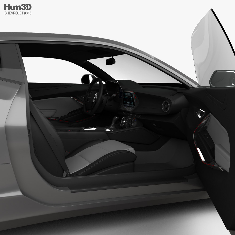 Chevrolet Camaro SS with HQ interior and engine 2023 3D model ...