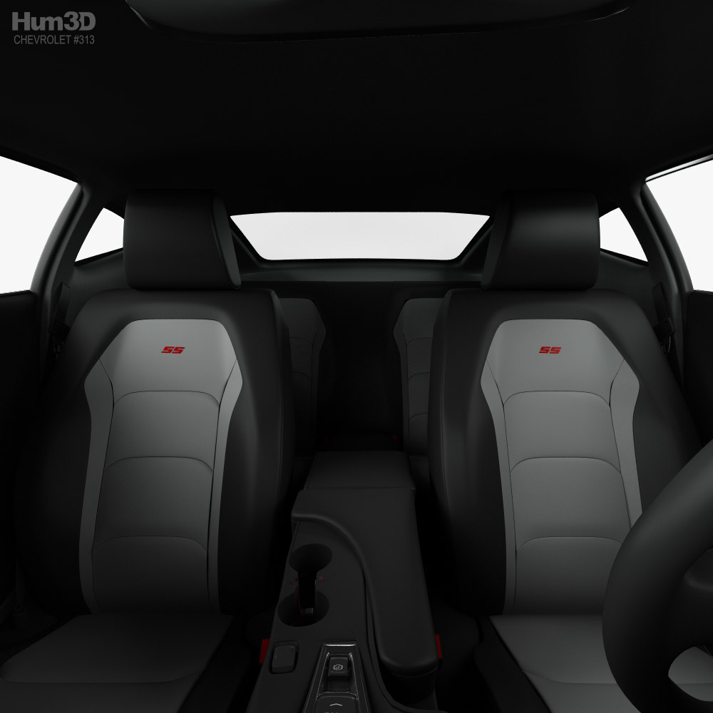 Chevrolet Camaro SS with HQ interior and engine 2023 3D model ...
