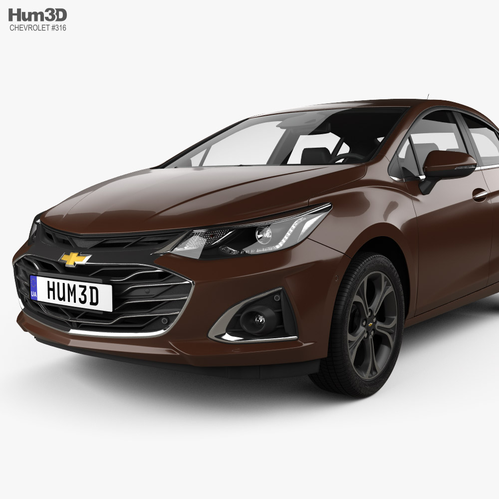 Chevrolet Cruze Premier 2022 3D model - Download Sedan on 3DModels.org