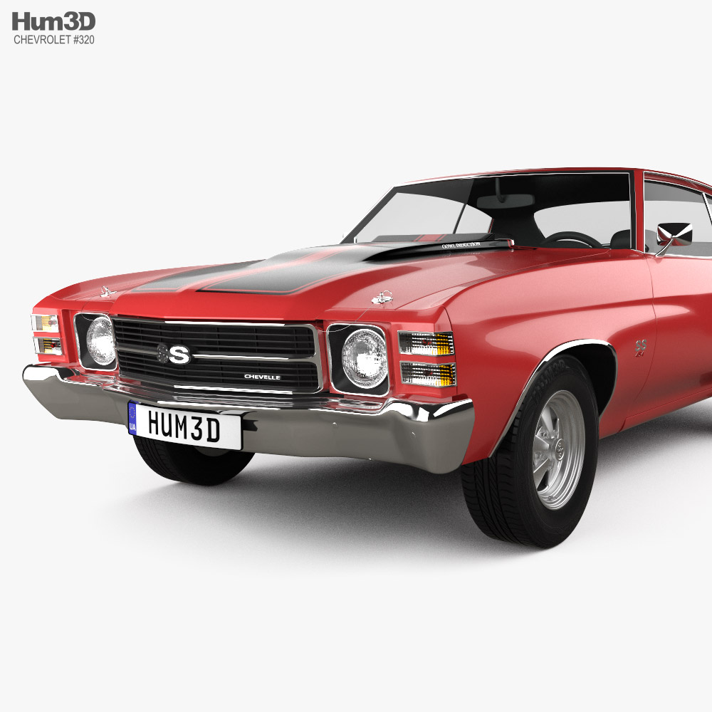 Chevrolet Chevelle SS 454 hardtop cupé 1974 Modelo 3D - Descargar ...