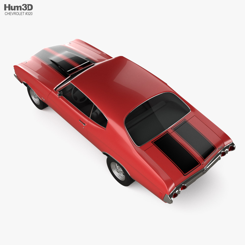 Chevrolet Chevelle SS 454 hardtop cupé 1974 Modelo 3D - Descargar ...