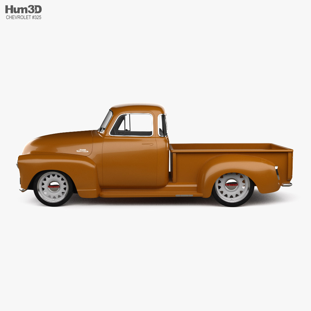 Chevrolet Advance Design Custom 1959 3D model - Download Pickup on ...